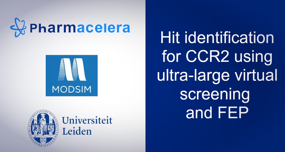 Hit identification for CCR2 using ultra-large virtual screening and FEP
